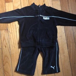 Puma | Matching Sets | Puma Fleece Pants And Matching Jacket | Poshmark